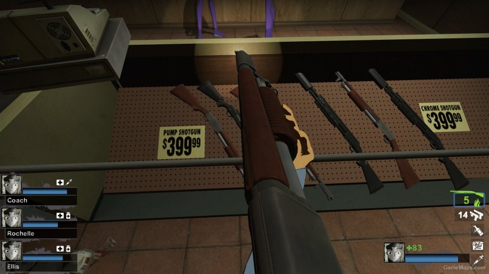 BF1 Model 10A (pumpshotgun) (Mod) for Left 4 Dead 2 - GameMaps.com