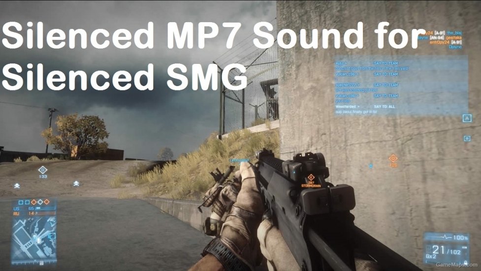 BF3 Silenced MP7 Sound for Silenced SMG (Mod) for Left 4 Dead 2 - GameMaps.com