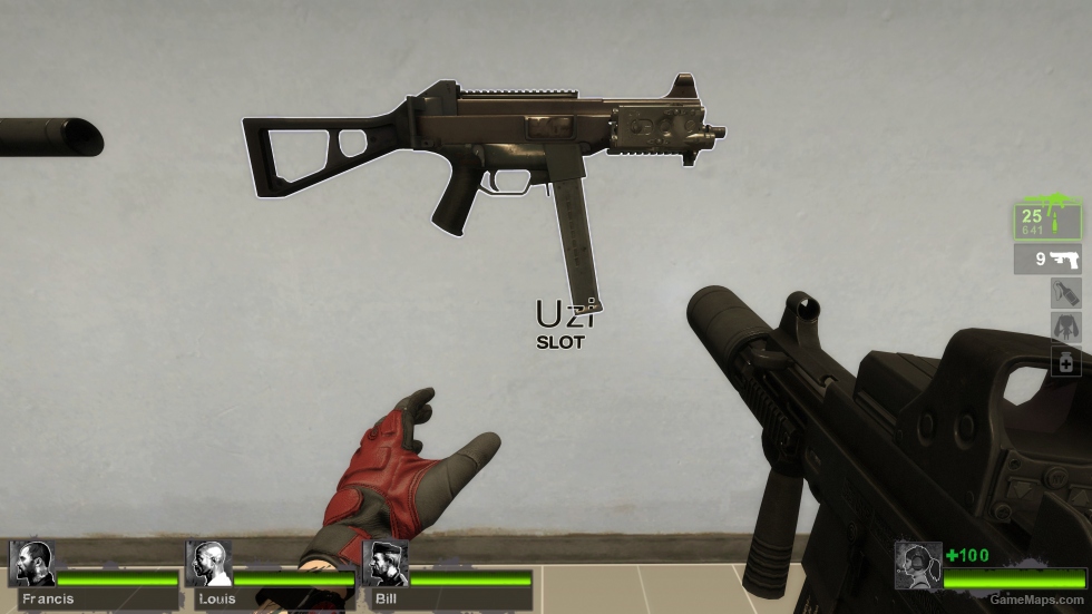 BF4 H&K UMP-45 v2 (Uzi) (Mod) for Left 4 Dead 2 - GameMaps.com