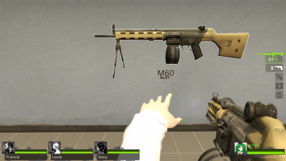 Black Ops 1 HK21 (M60) v3 (request) [Sound fix Ver] (Mod) for Left 4 ...