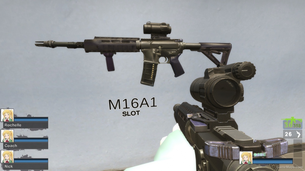 Blue Archive - Joumae Saori's Arius Rifle-SIG Sauer M400 rifle [M16A2 ...