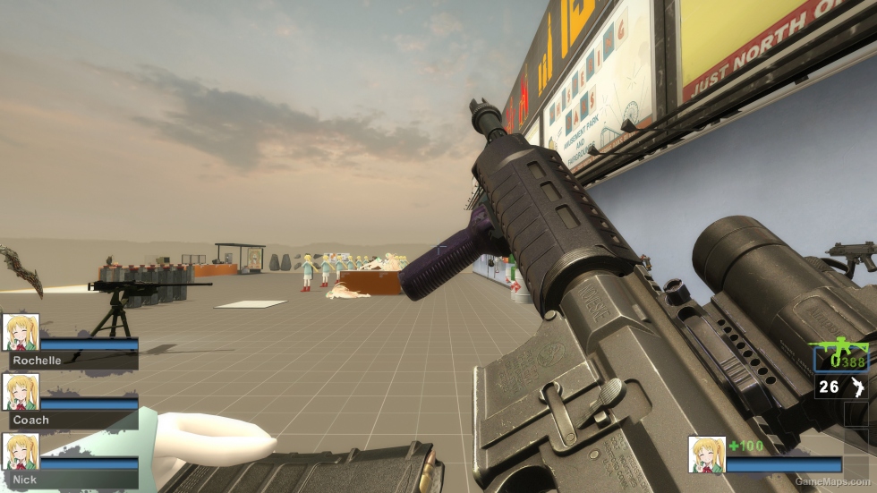 Blue Archive - Joumae Saori's Arius Rifle-SIG Sauer M400 rifle [M16A2 ...