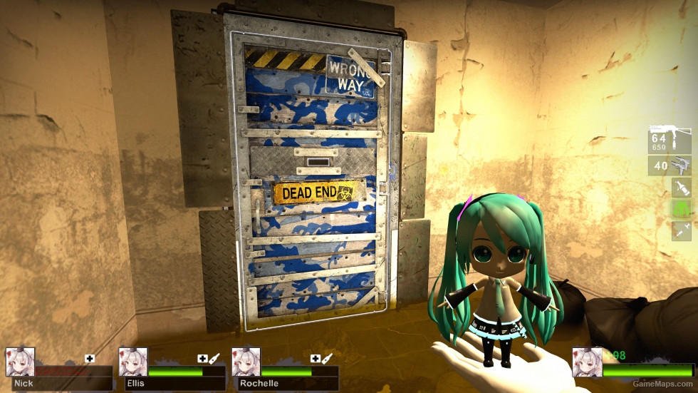 Blue camouflage Safe Door glowing (Mod) for Left 4 Dead 2 - GameMaps.com