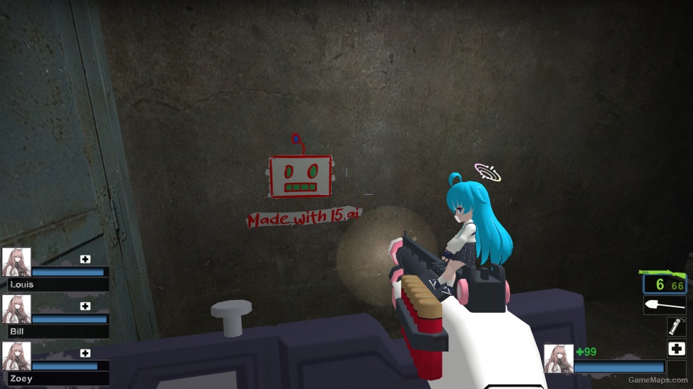 bluearchive Takanashi Hoshino shotgun replace chrome shotgun v2 (Mod ...