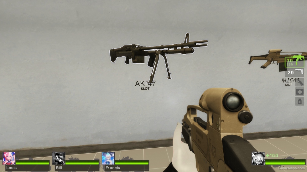 BO1 M60E3 (AK47) (Mod) for Left 4 Dead 2 - GameMaps.com