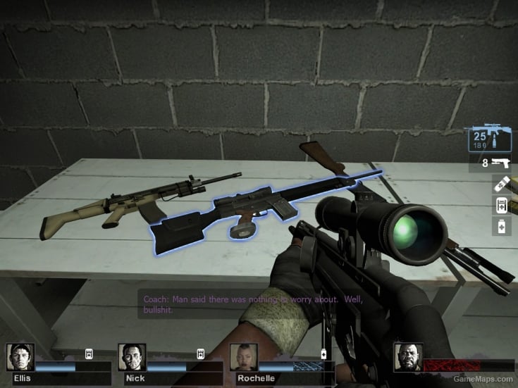 BO1 PSG-1 alt. anims (for G3) (Mod) for Left 4 Dead 2 - GameMaps.com