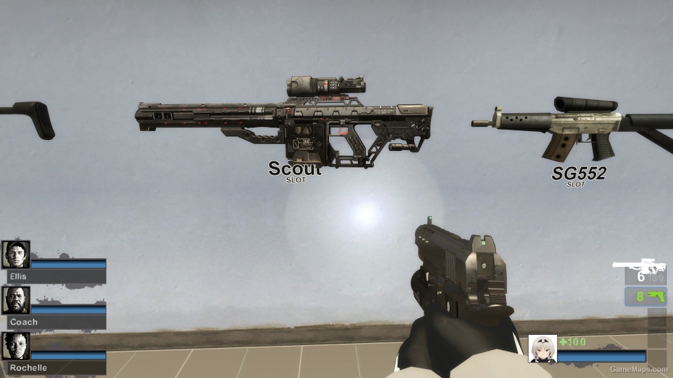 Bo3 SVG-100 [Scout] (request) (Mod) for Left 4 Dead 2 - GameMaps.com
