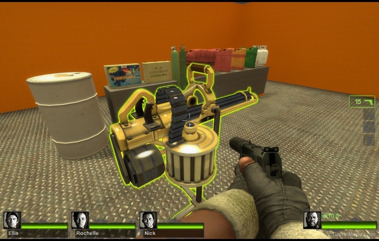 Brass Beast Minigun (Full - Valve Textures) (Left 4 Dead 2) - GameMaps