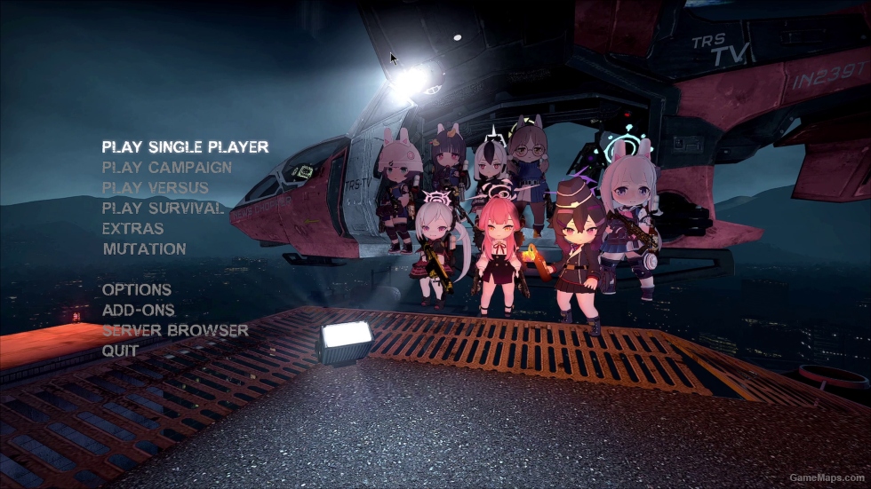 Chibi Blue Archive background video for Left 4 Dead 2 main menu (Mod ...