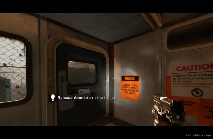 Coach reads properly the CEDA decontamination chamber poster (Left 4 ...