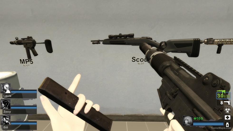 COD Ghosts K7 (MP5N) [request] (Mod) for Left 4 Dead 2 - GameMaps.com