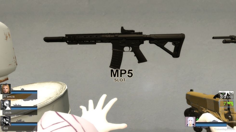 COD MW22 GOAT Black M4 (MP5N) (request) (Mod) for Left 4 Dead 2 ...