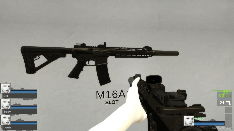 COD MW22 SPEC OPS Tactical Black M4 Build (M16) v6 (Mod) for Left 4 Dead 2 - GameMaps.com
