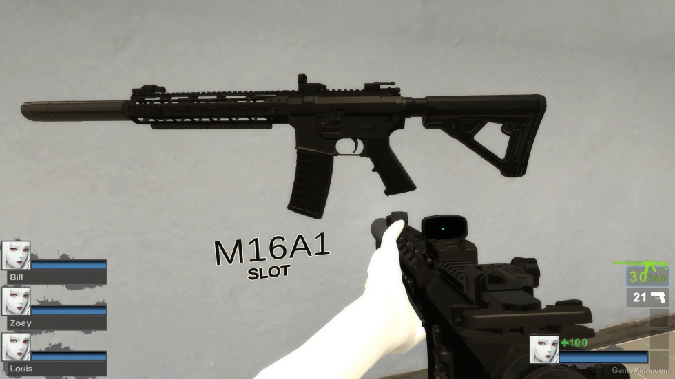 COD MW22 SPEC OPS Tactical Black M4 Build (M16) v6 (Mod) for Left 4 ...