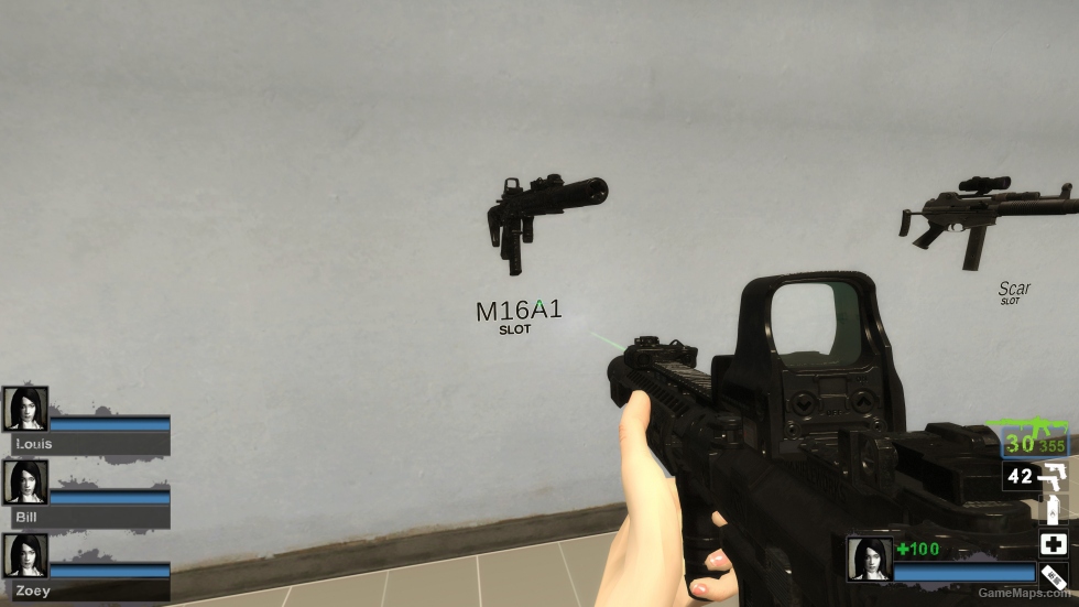 COD:MW AR15 Zip-Tie SD Black [M16A2] (Mod) for Left 4 Dead 2 - GameMaps.com