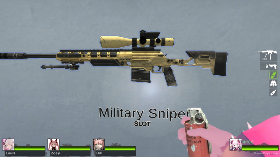 CODBO2 FN Ballista [Military Sniper Rifle] (Mod) for Left 4 Dead 2 ...