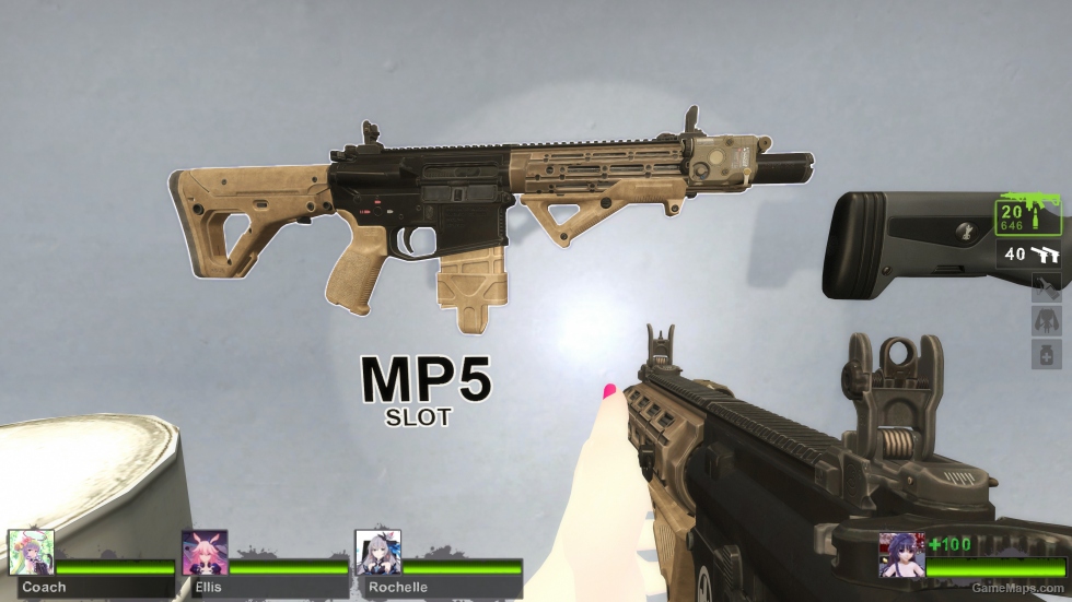 CodeName:RU556 Texture #2 (MP5N) (request) (Mod) for Left 4 Dead 2 - GameMaps.com