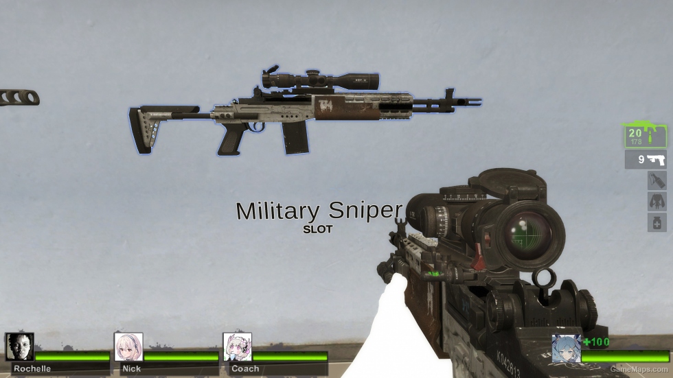 CODGHOSTS MK14 EBR(Military Sniper) V6 (Mod) for Left 4 Dead 2 ...