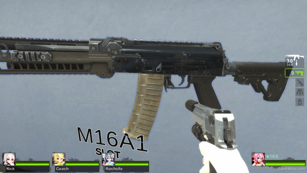 CODOL-AK117 (AK-102) (5.56x45mm NATO) (m16a2) (Mod) for Left 4 Dead 2 - GameMaps.com