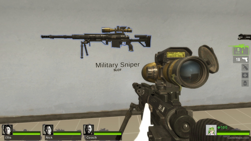 CODOL CheyTec M200 UnSensor (military sniper) (Mod) for Left 4 Dead 2 ...