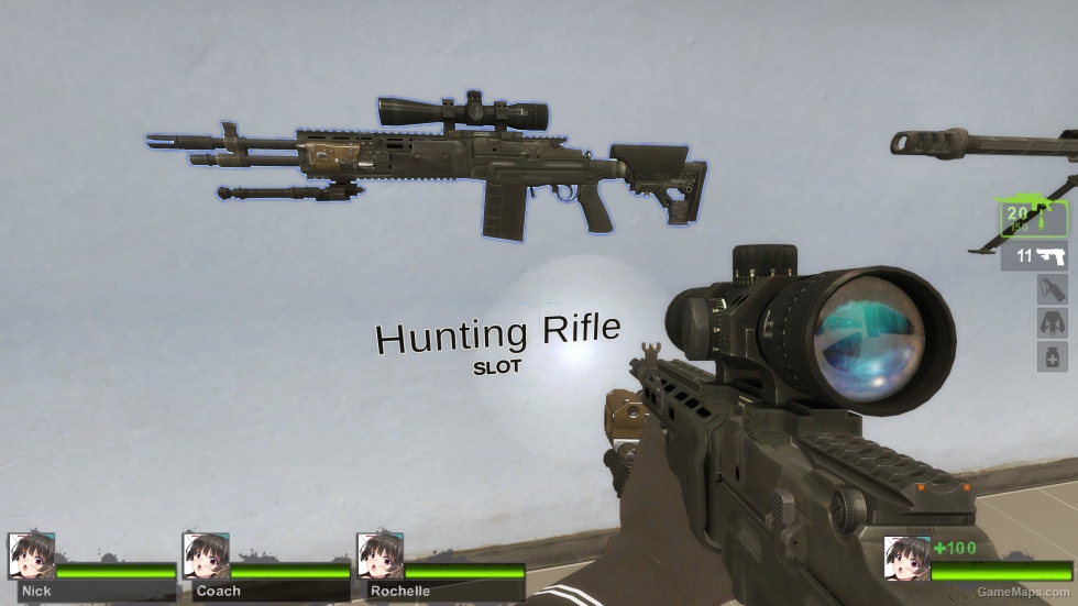 CODOL MK14-EBR NO Silenced [Hunting Rifle] (Mod) for Left 4 Dead 2 ...