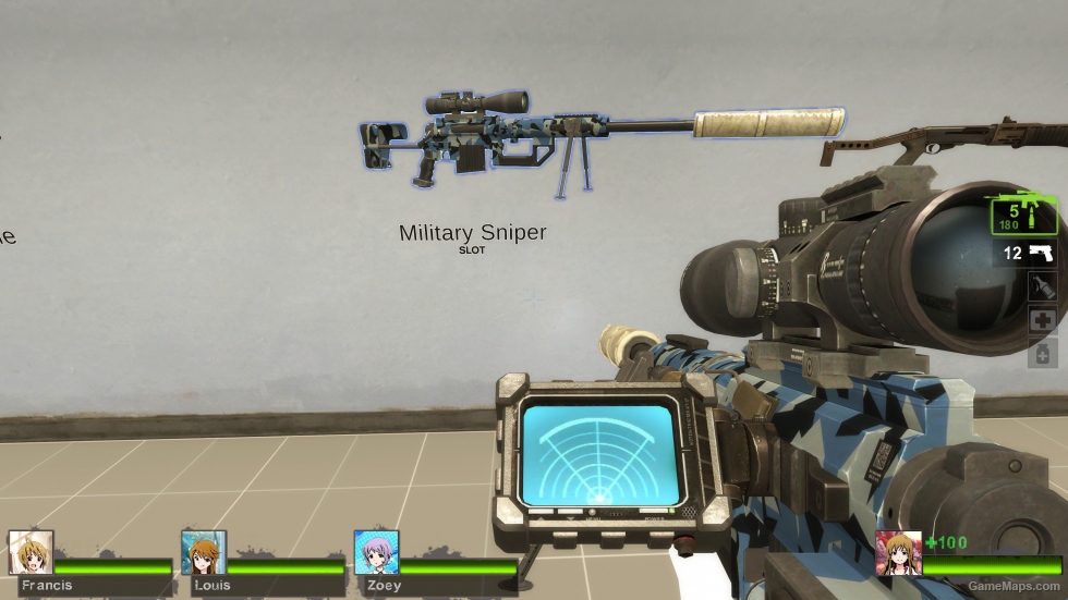 CODOL Original M200 camos03 [Cele anims] (military sniper) (Mod) for Left 4 Dead 2 - GameMaps.com