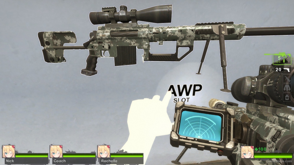 CODOL Original M200 camos07 AWP (request) (Mod) for Left 4 Dead 2 - GameMaps.com