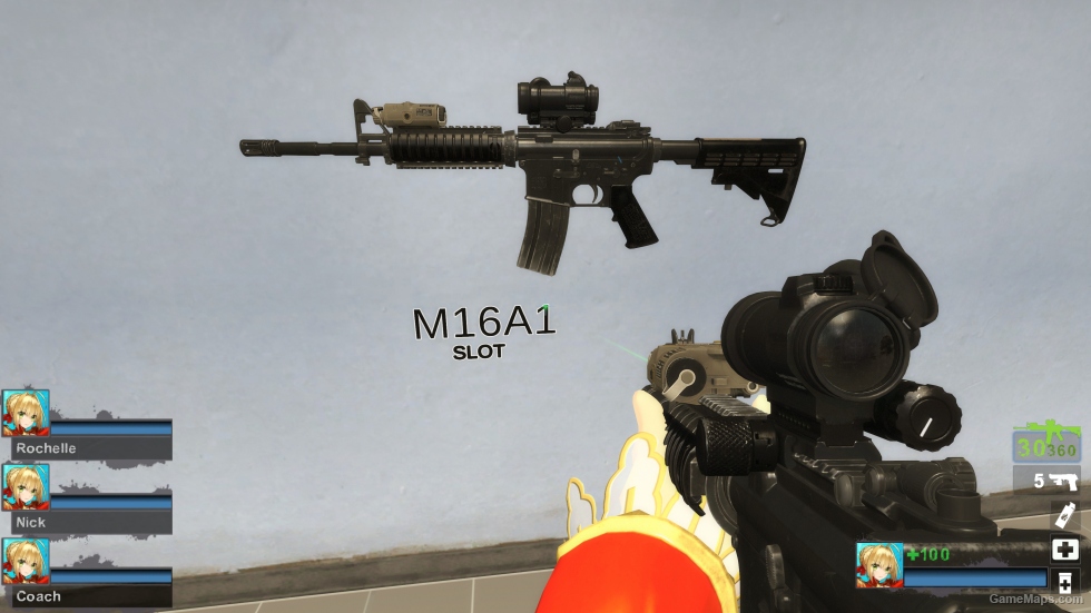 Colt M4A1 [US Army Standard Issue] (M16) v3 (Mod) for Left 4 Dead 2 - GameMaps.com