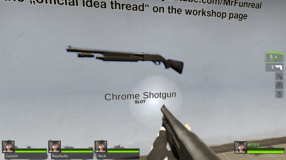 Cry of Fear 870 [chrome shotgun] (request) (Mod) for Left 4 Dead 2 - GameMaps.com