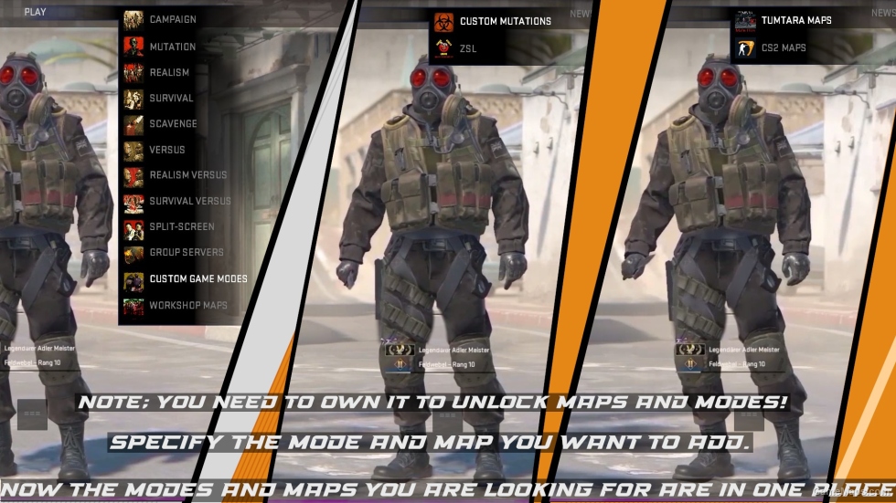 CS2 UI: Menu (Mod) for Left 4 Dead 2 - GameMaps.com
