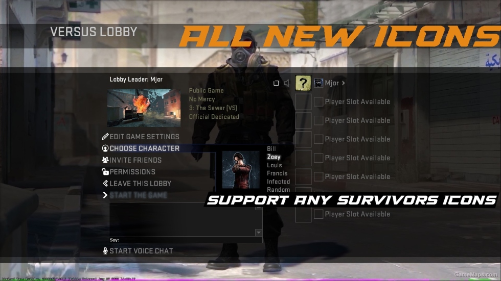 CS2 UI: Menu (Mod) for Left 4 Dead 2 - GameMaps.com