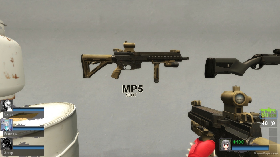 Cs Online 2 AR-57 PDW (mp5n) [request] (Mod) for Left 4 Dead 2 ...
