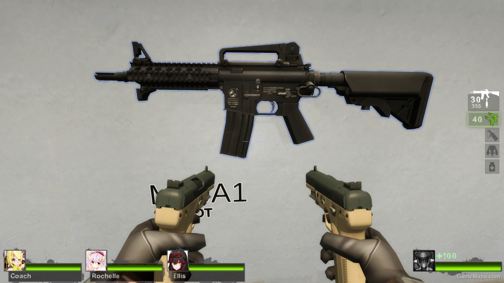 Cs Online 2 MK18 MOD1 [M16A2] (Mod) for Left 4 Dead 2 - GameMaps.com