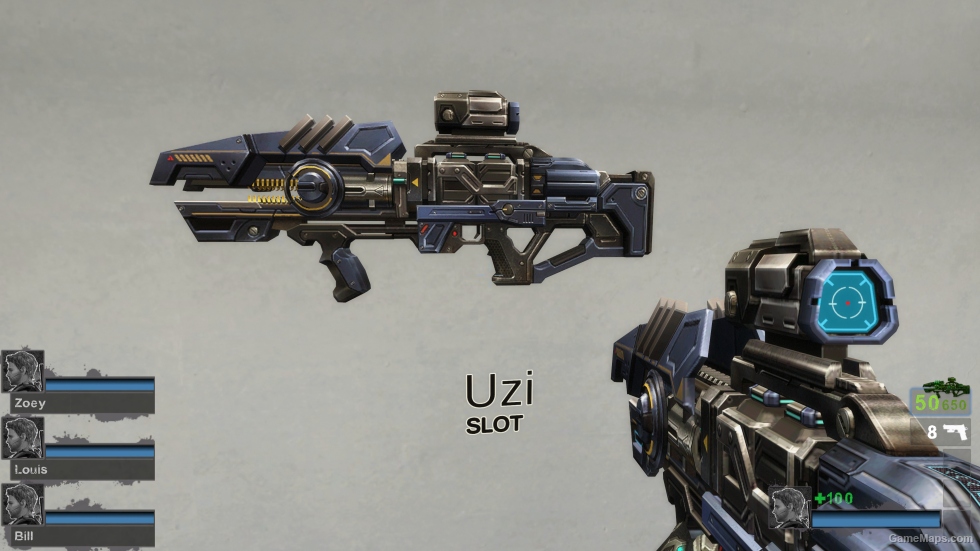 csol Cyberpunk Tiamat-X4 v2 (smg) [request] (Mod) for Left 4 Dead 2 - GameMaps.com