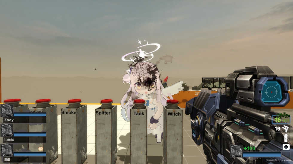 csol Cyberpunk Tiamat-X4 v2 (smg) [request] (Mod) for Left 4 Dead 2 - GameMaps.com