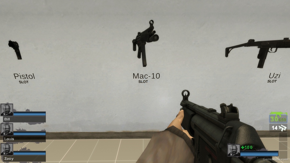 CSS Hidden MP5 Improved - HQ Model v2 (MAC10) [request] (Mod) for Left 4 Dead 2 - GameMaps.com