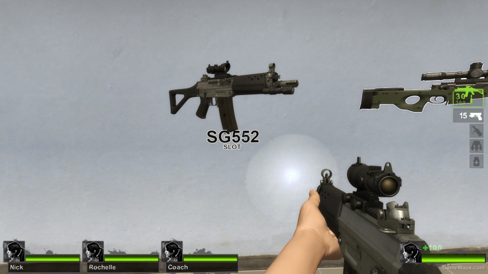 CSS Hidden SIG SG552 Improved - HQ Model v17 (Mod) for Left 4 Dead 2 ...