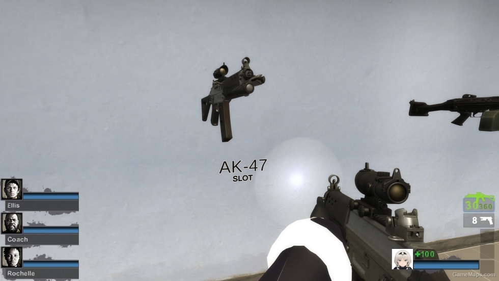 CSS Hidden SIG SG552 Improved - HQ Model v17 (AKM) (request) (Mod) for Left 4 Dead 2 - GameMaps.com