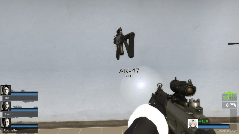 CSS Hidden SIG SG552 Improved - HQ Model v17 (AKM) (request) (Mod) for Left 4 Dead 2 - GameMaps.com