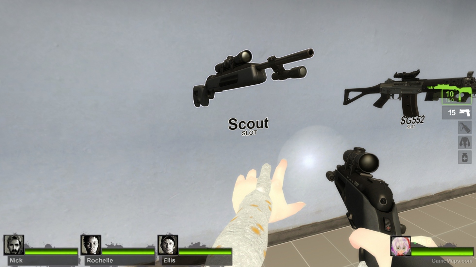 CSS Hidden Steyr Scout Improved HQ Model v13 (Mod) for Left 4 Dead 2 ...