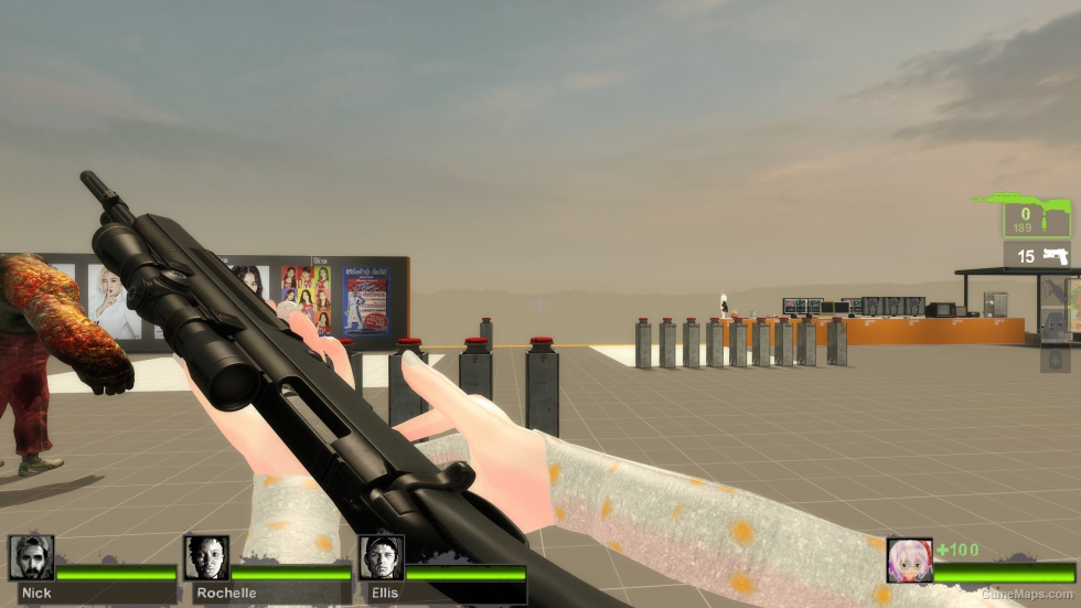 CSS Hidden Steyr Scout Improved HQ Model v13 (Mod) for Left 4 Dead 2 - GameMaps.com