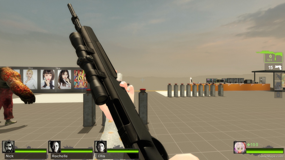 CSS Hidden Steyr Scout Improved HQ Model v13 (Mod) for Left 4 Dead 2 - GameMaps.com