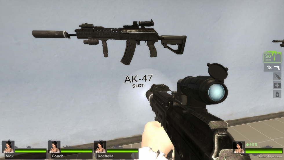 Custom AK-12 with attachments v7 (AK-47) [request] (Mod) for Left 4 Dead 2 - GameMaps.com