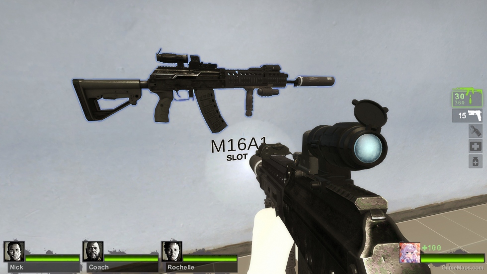 Custom AK-12 with attachments v7 (M16A2) (Mod) for Left 4 Dead 2 ...