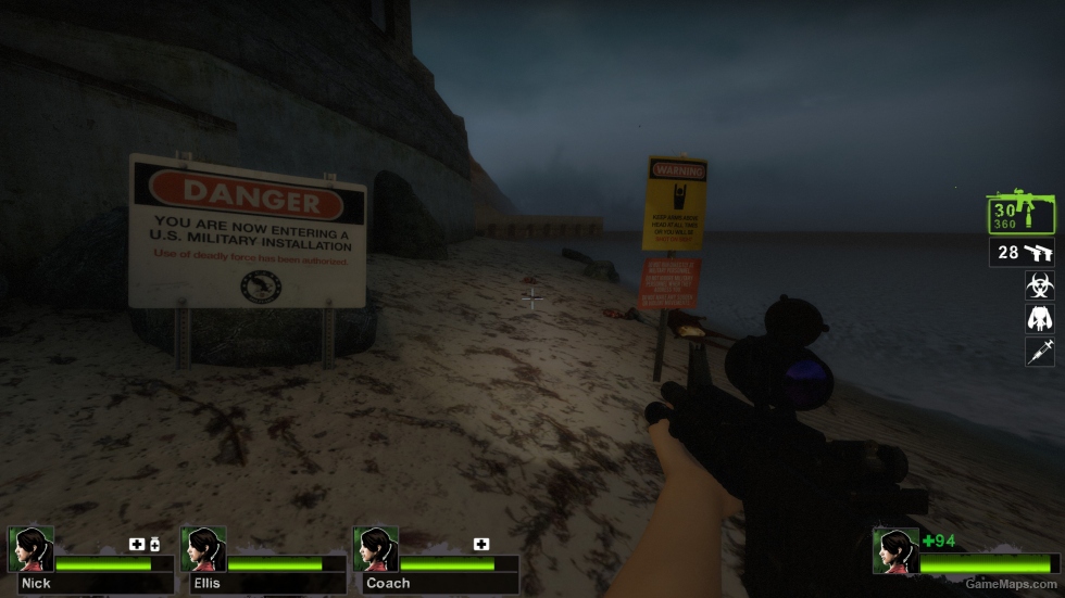 Custom AR-15 with Aimpoint (M16) v5 [Sound fix Ver] (Mod) for Left 4 ...