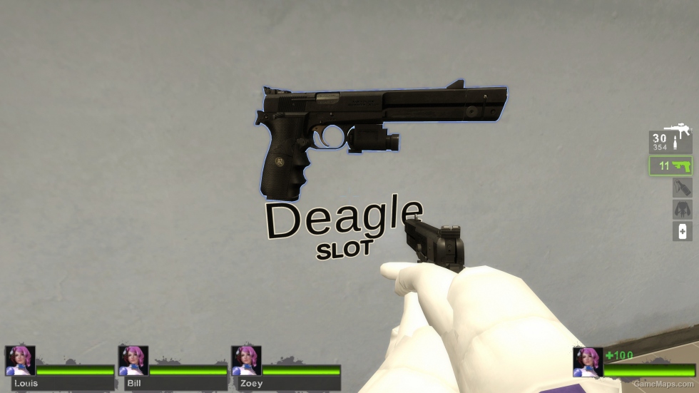 Custom Browning Hi-Power (Magnum) [Sound fix Ver] (Mod) for Left 4 Dead ...