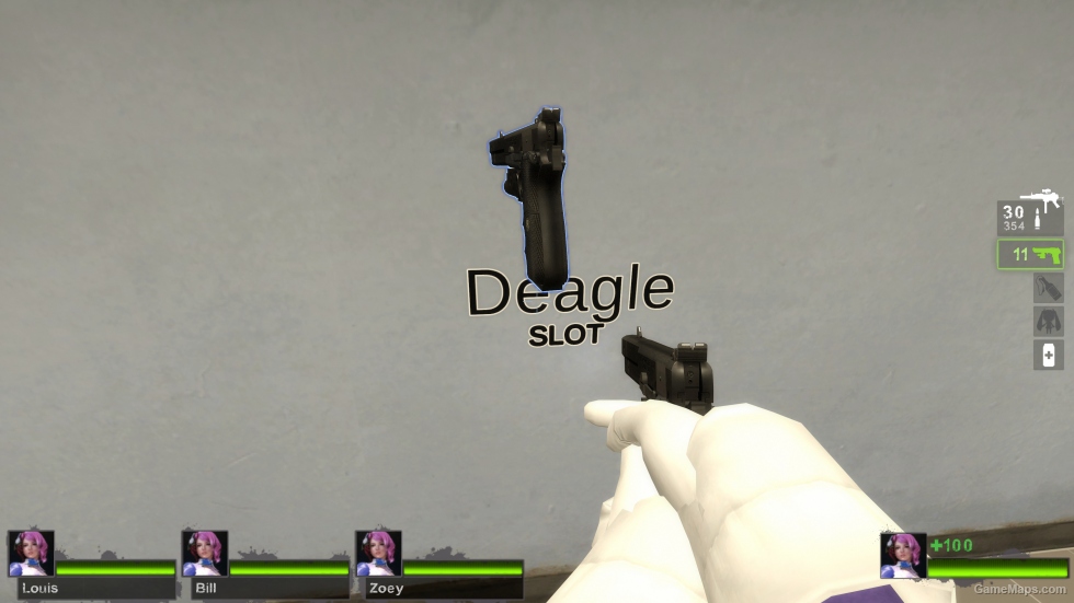 Custom Browning Hi-Power (Magnum) [Sound fix Ver] (Mod) for Left 4 Dead ...