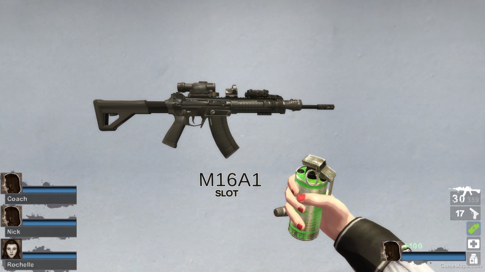 Custom QBZ-191 (M16A2) (Mod) for Left 4 Dead 2 - GameMaps.com