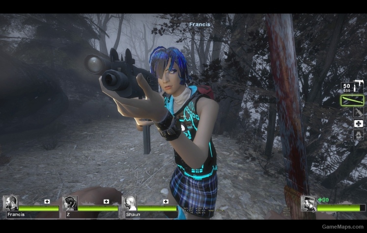 Cyber Raver Schoolgirl (Mod) for Left 4 Dead 2 - GameMaps.com