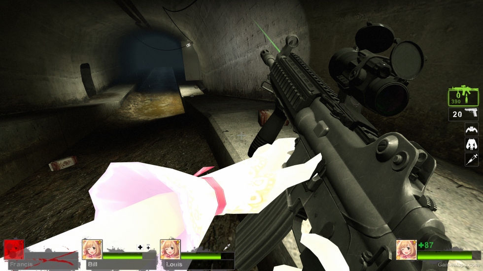 Daewoo K2C with Aimpoint & Foregrip (M16) v4 (Mod) for Left 4 Dead 2 ...